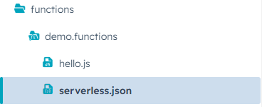 HubSpotでサーバーレス関数のサンプルを作成する